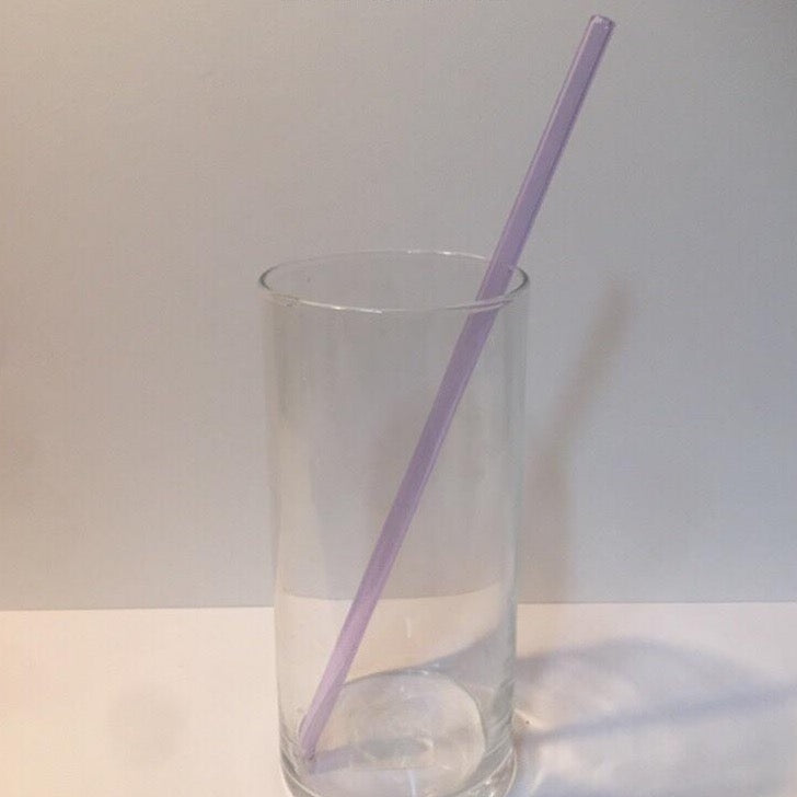 Surfside Sips 12" XL Glass Straw – The Educated Barfly Shop